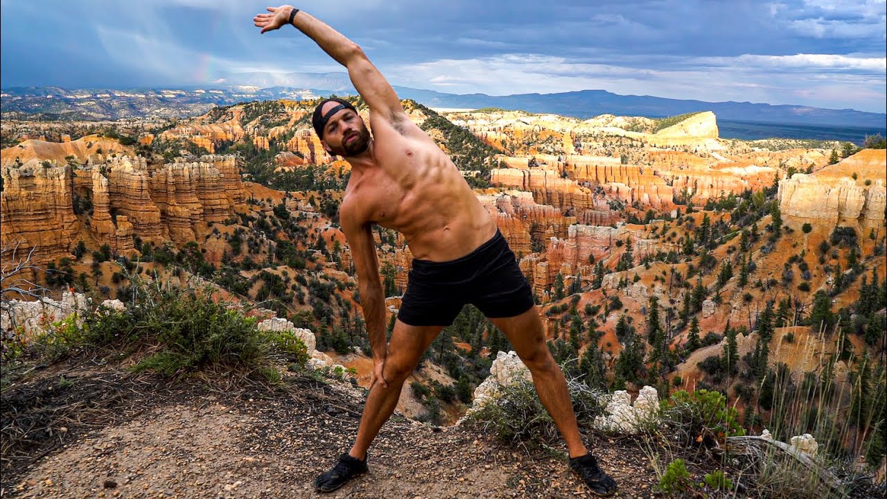 5 Min Full Body Stretch | Flexibility & Relaxation in Bryce Canyon ...