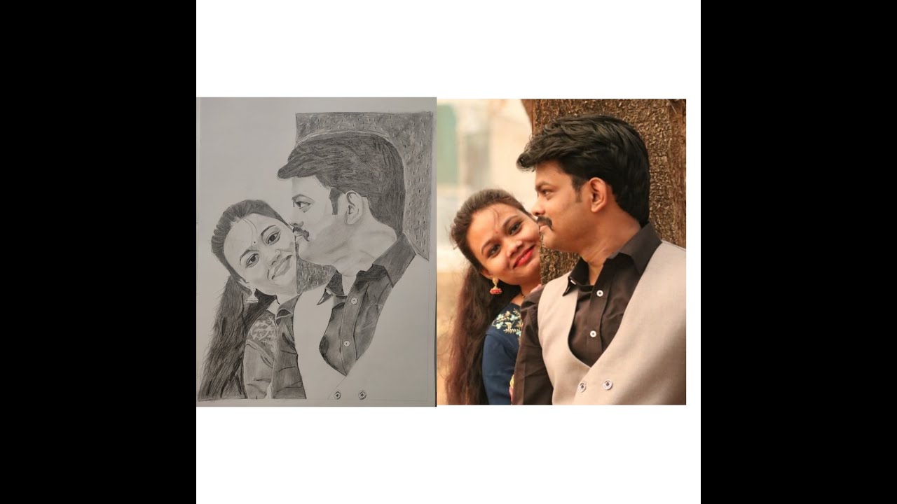 Dulha Dulhan Pencil Sketch: Capturing the Essence of Love and Matrimony
