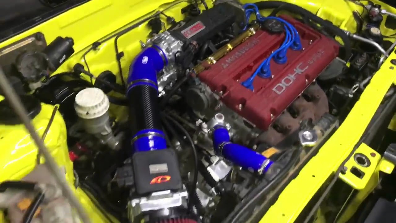 PROTON SAGA LMST 4G61 DOHC ECI Fuel Injection Engine Samco Hose Apexi ...