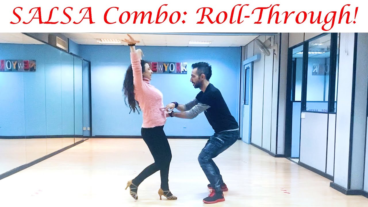 SALSA Combo: Roll-Through! ~Intermediate~ - YouTube