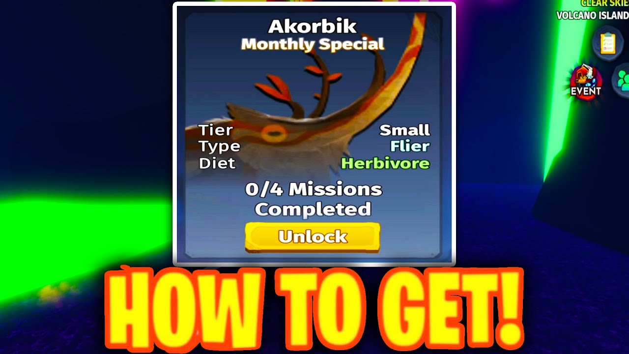HOW TO GET AKORBIK In CREATURES OF SONARIA! Roblox - YouTube