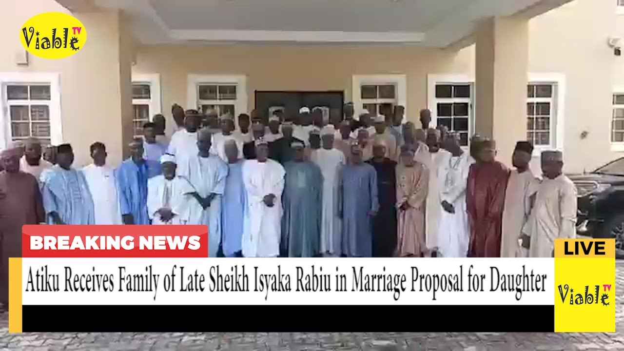 Atiku Receives Family of Late Sheikh Isyaka Rabiu in Marriage Proposal ...
