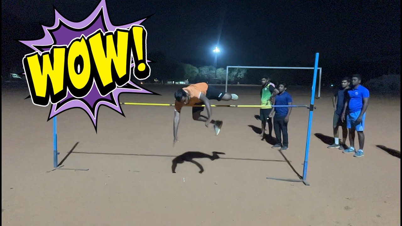 Easy high jump Technique 120cm By kiritharan, Life Training Centre ...