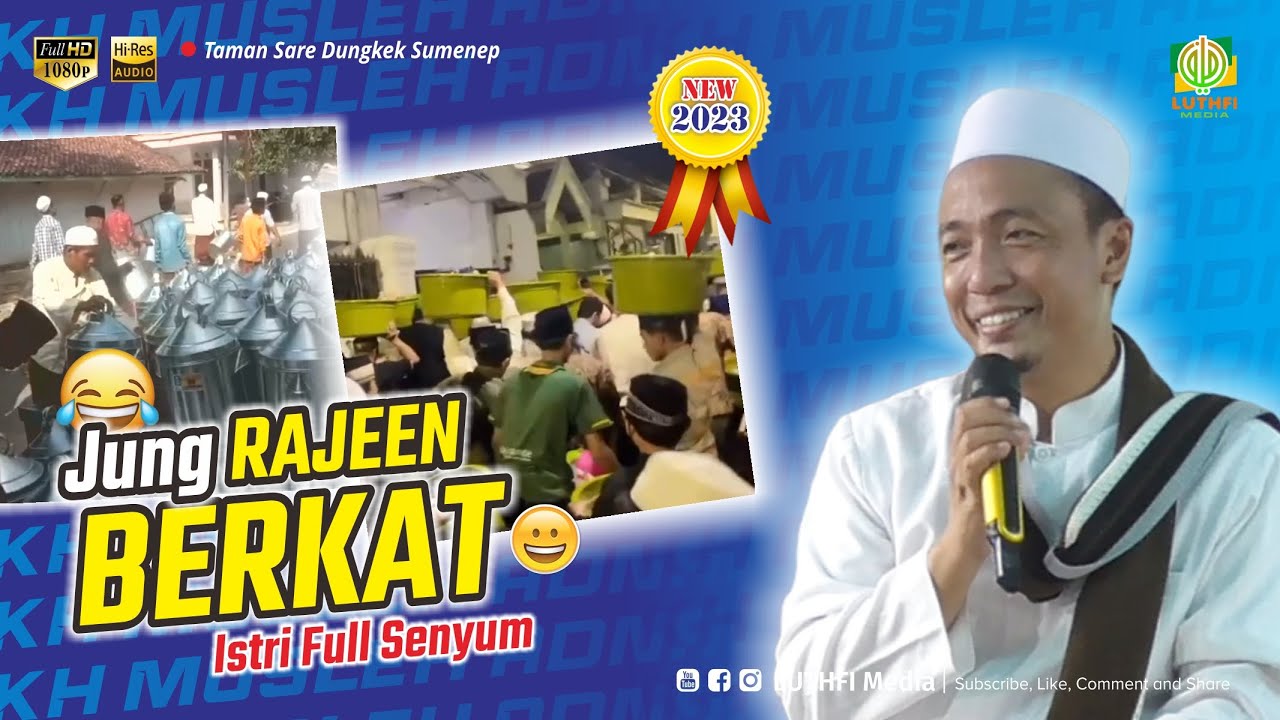 KH. MUSLEH ADNAN terbaru 2023 | Jung Rajeen Berkat Molod ! Live Taman ...