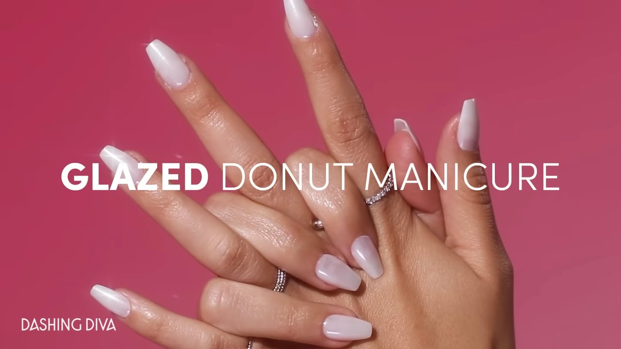 The GLAZED DONUT MANICURE | Dashing Diva - YouTube