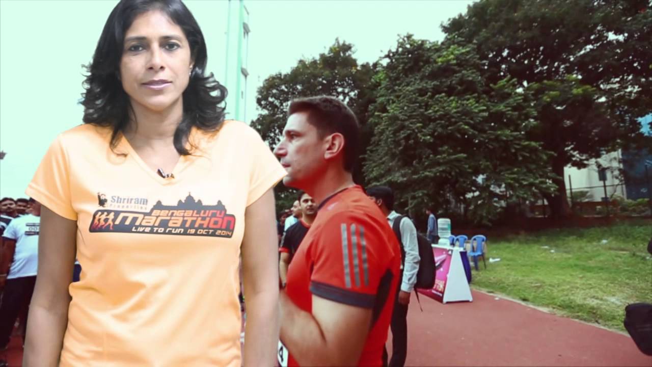 Champion Athlete Reeth Abraham On Bengaluru Marathon - YouTube