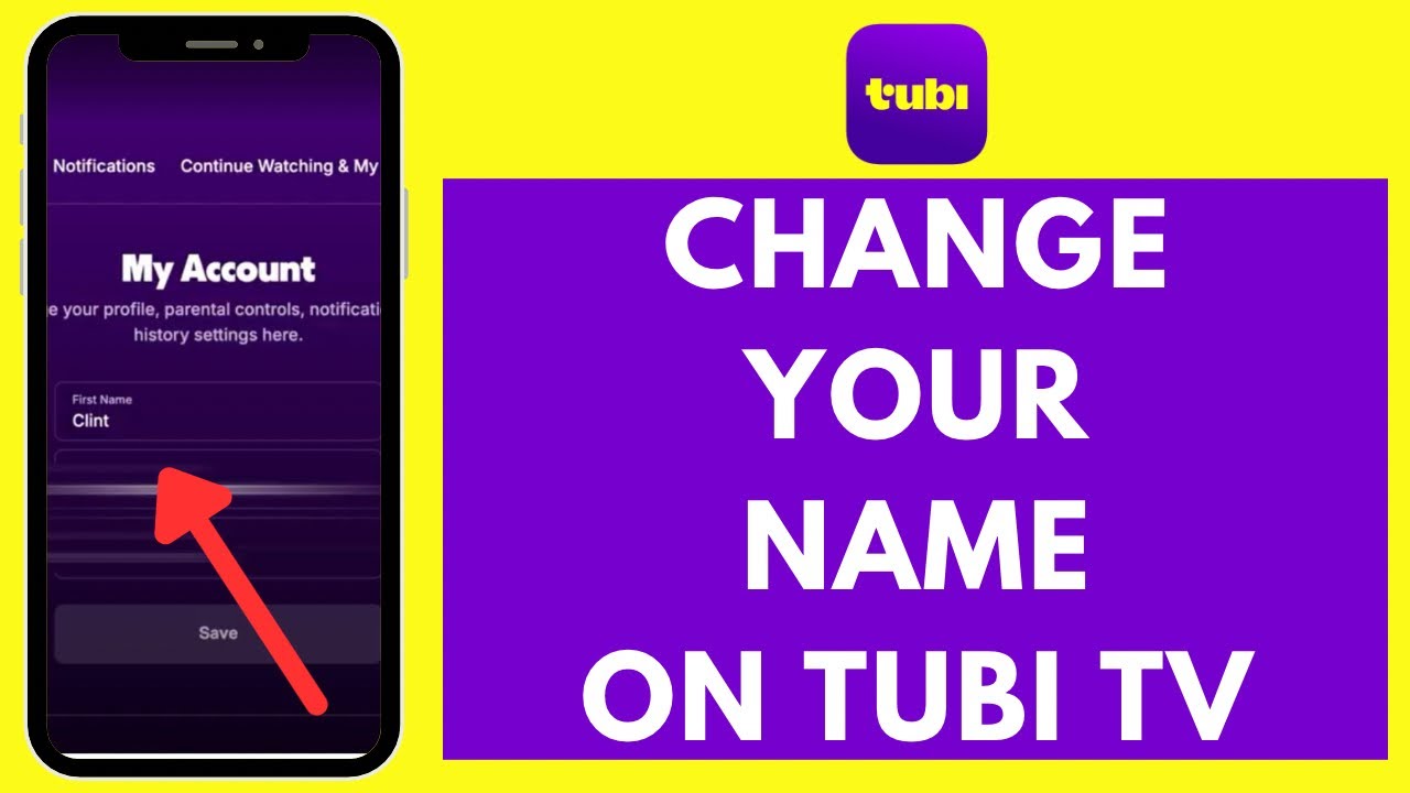 How to Change Name in Tubi | Update Your Account Information 2024 - YouTube