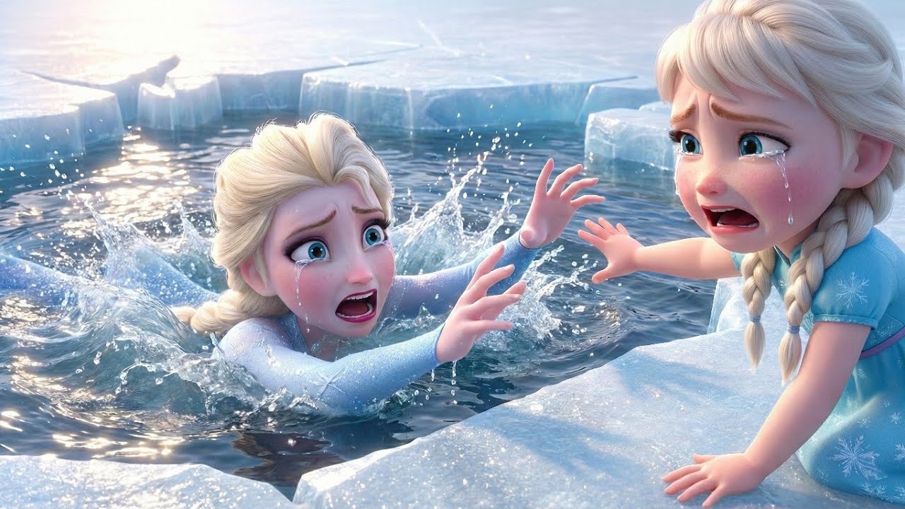 Elsa Falls Into the Ice! 😱 ️ Her Daughter Cries for Help! - YouTube