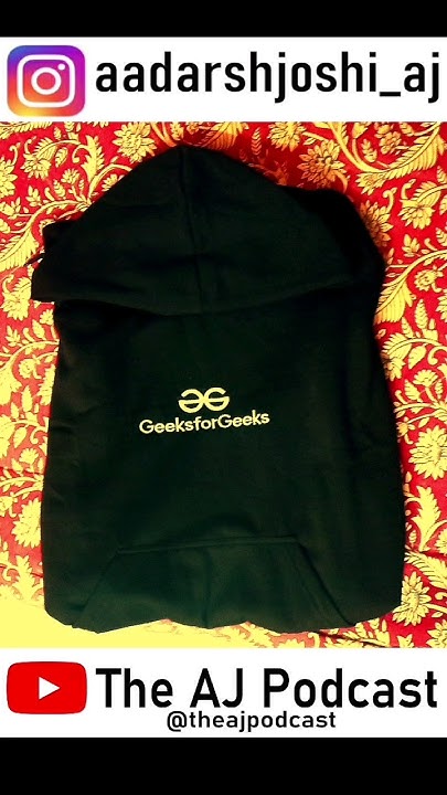 #gfg hoodie🔥 Redeem | Subscribe to The AJ Podcast #coding - YouTube