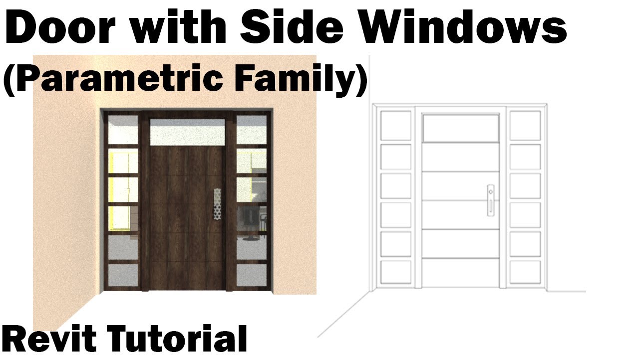 Revit Tutorial Door With Side Windows Parametric Family YouTube revit-tutorial-door-with-side-windows-parametric-family-youtube