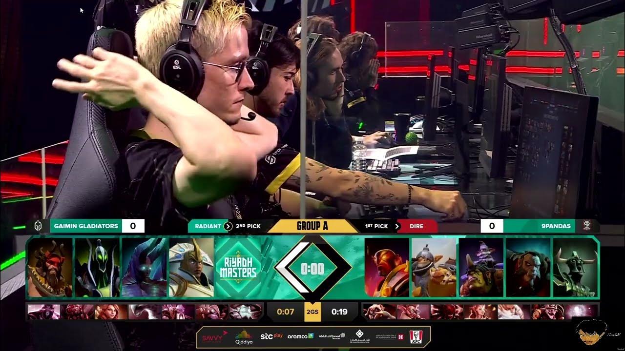 (Dota2) Gaimin Gladiators VS 9Pandas - Game 1 Highlights (Riyadh Masters 2023) - YouTube