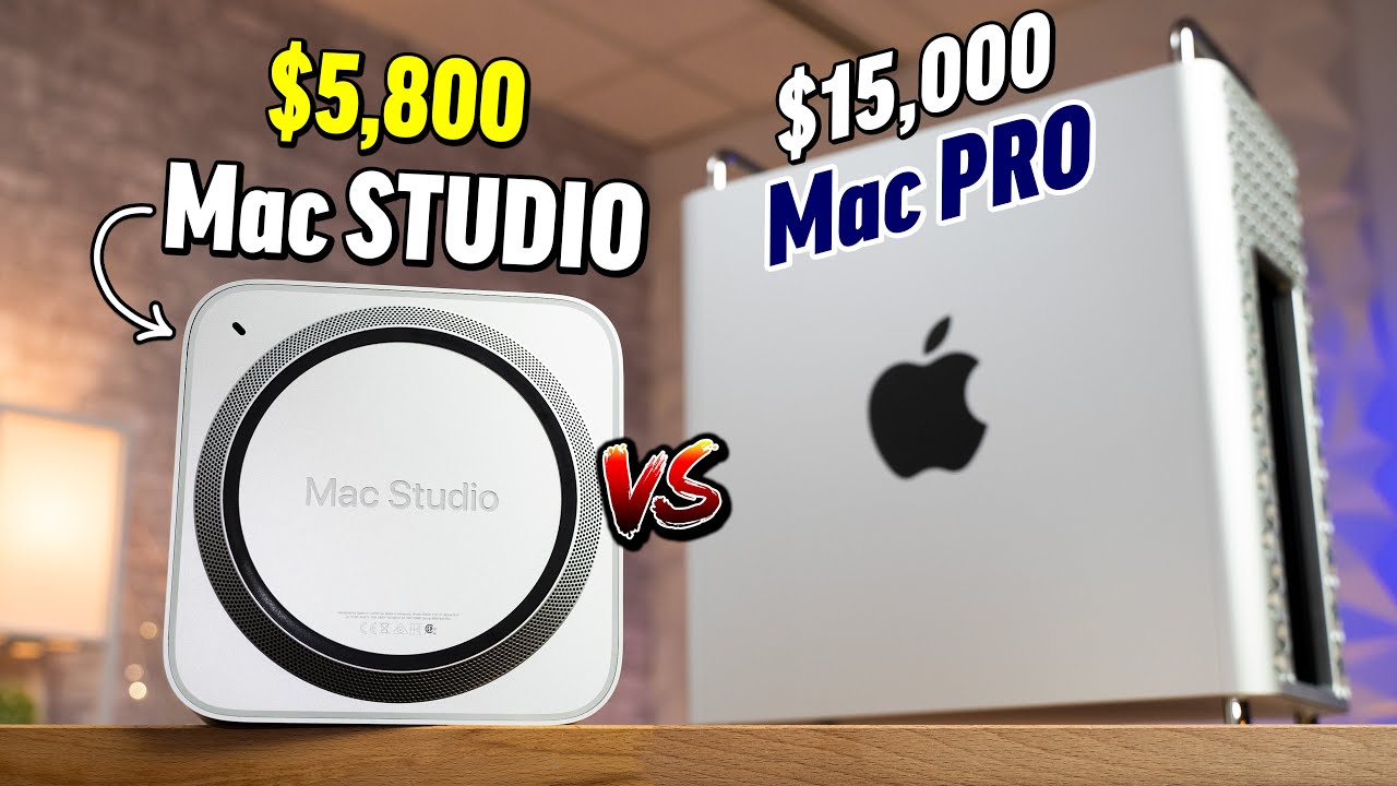 Mac Studio vs Mac Pro - M1 Ultra will BLOW your Mind! 🤯 - YouTube