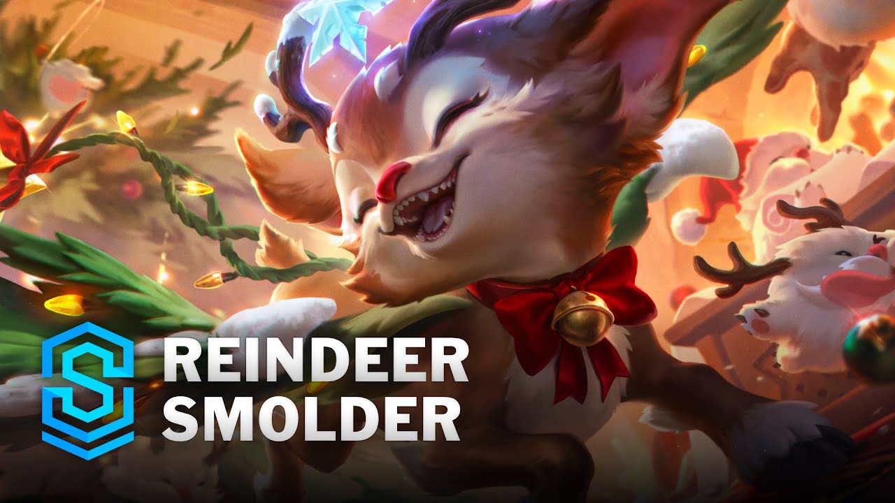 Reindeer Smolder Skin Spotlight - League of Legends - YouTube
