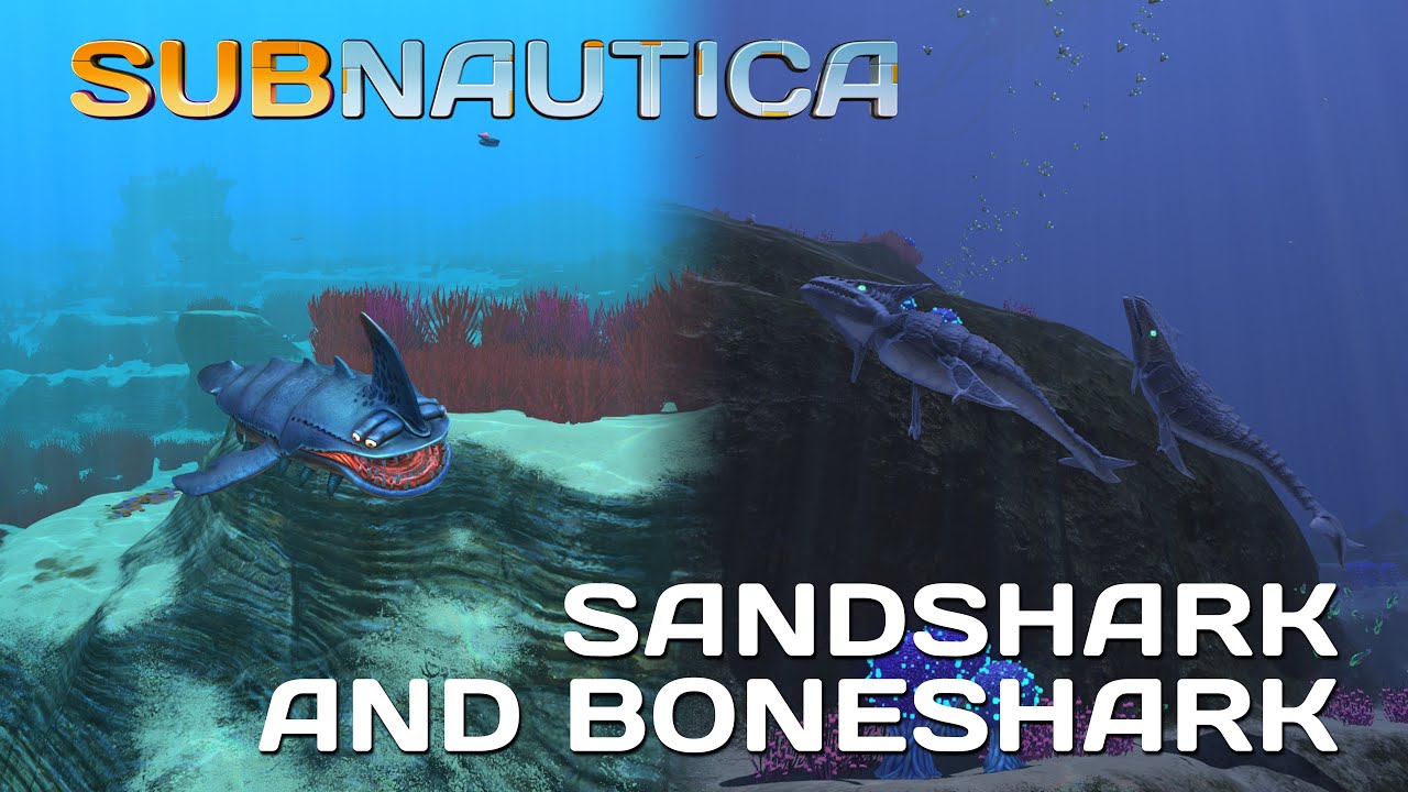 Subnautica: Sand Shark and Boneshark (Species Series) - YouTube