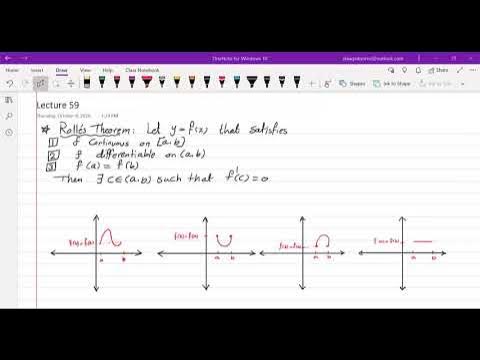 Lecture 59 The Mean Value Theorem - YouTube