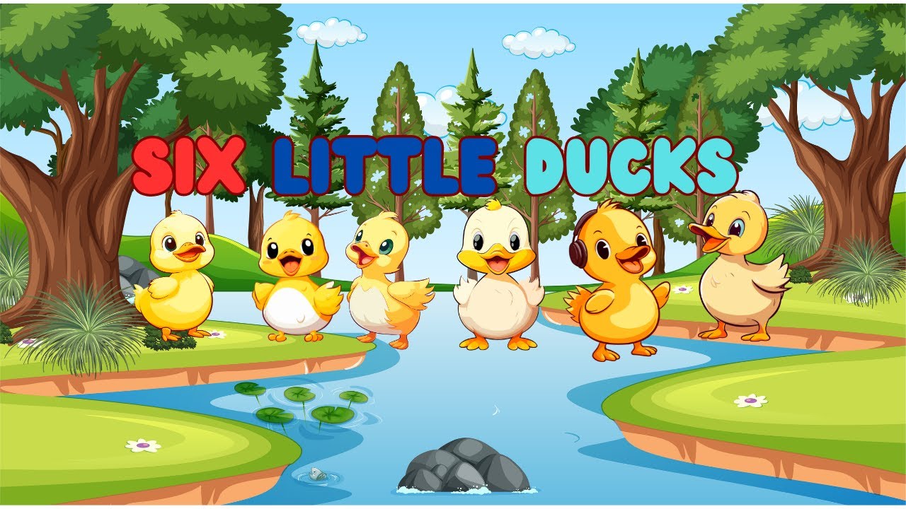 Six Little Ducks/Nursery Rhyme - YouTube