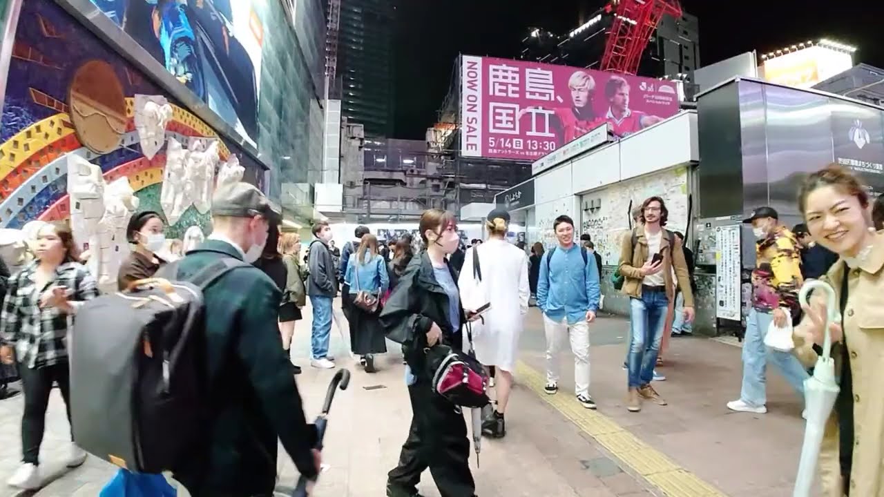 【live】クラブ街のベロ酔いガール 渋谷スクランブル交差点ライブカメラ Nepal Shibuya Scramble Crossing