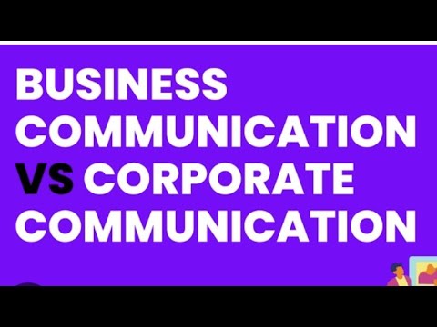 Basics of Corporate Communications - YouTube