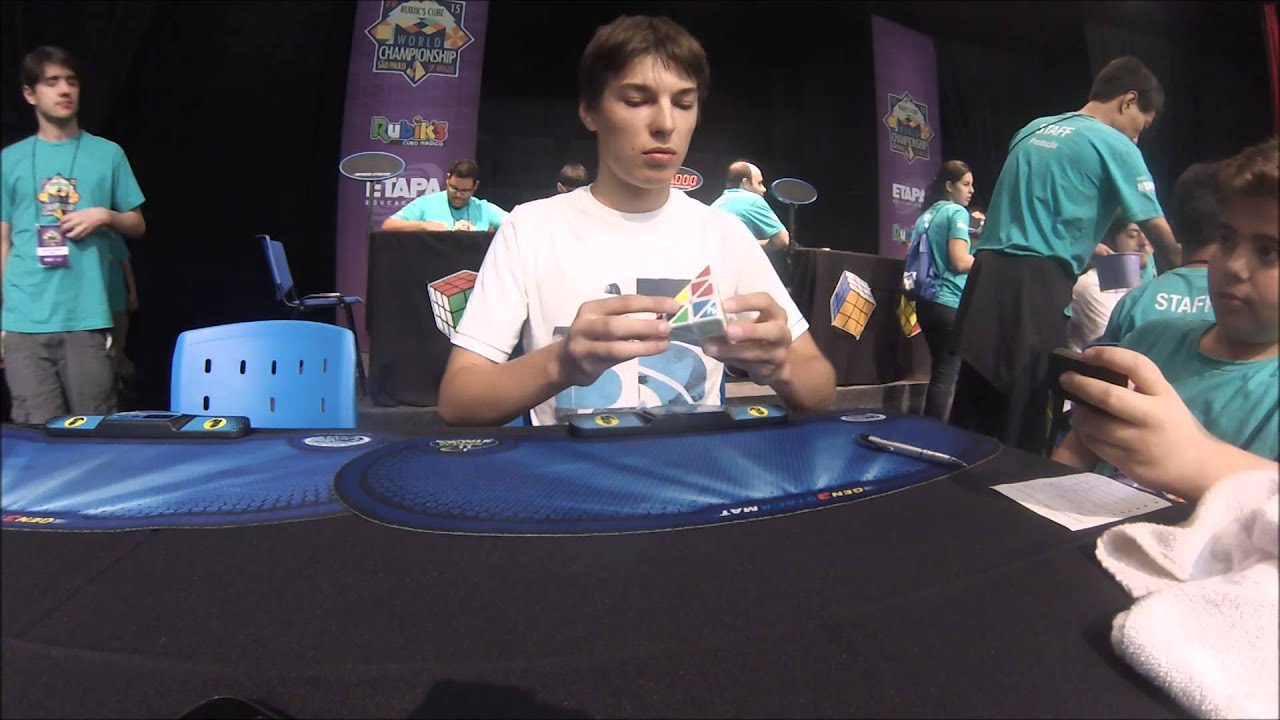 World Championship 2015 3rd Place Pyraminx : Reto Bubendorf (4.18 ...