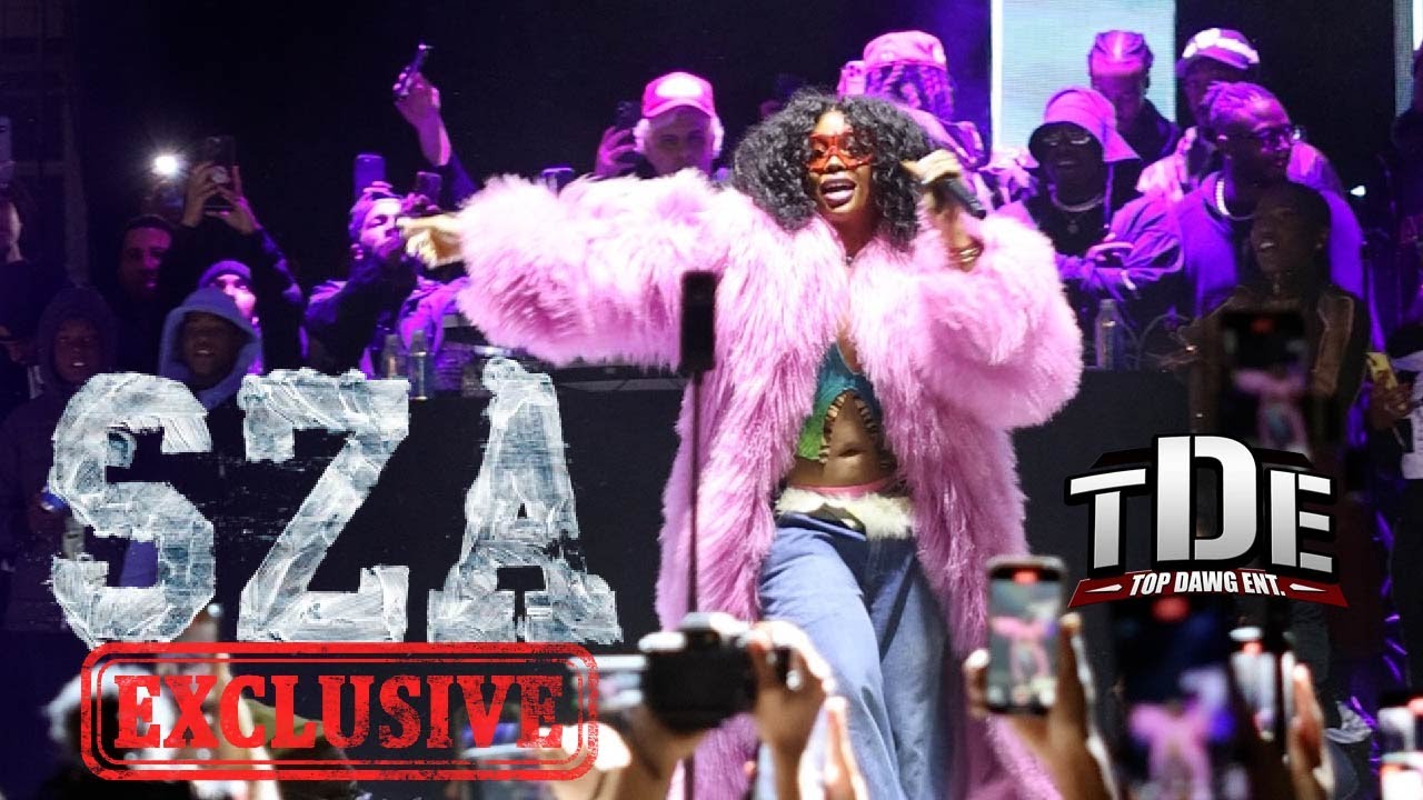 SZA at TDE Christmas concert in Watts California @sza @kendricklamar ...