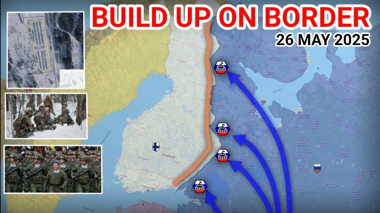 Russian military build-up near Finnish/NATO border [26 May 2025] - YouTube