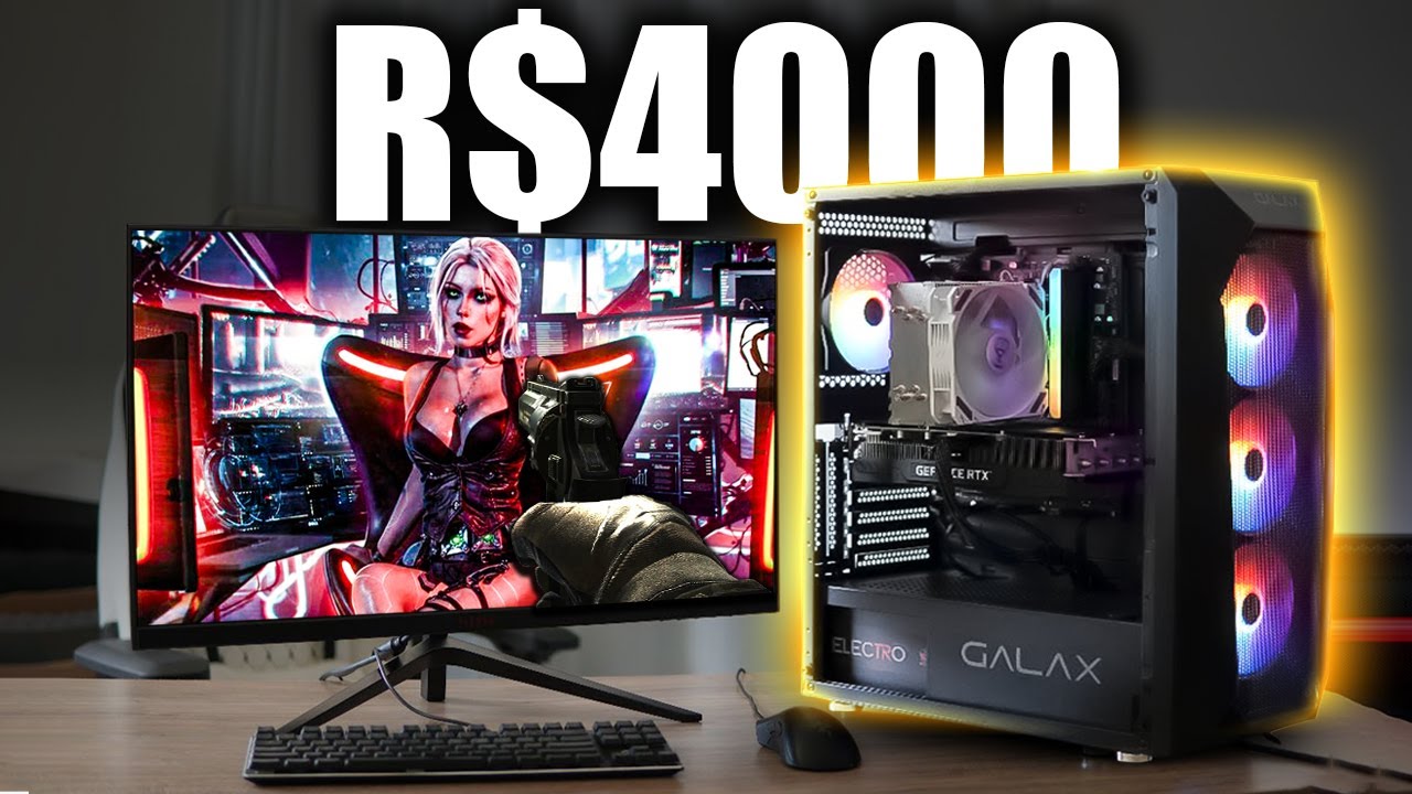 PC GAMER BARATO DE R$4000 l RODA TUDO NO ULTRA ! MONTAGEM E TESTES ...
