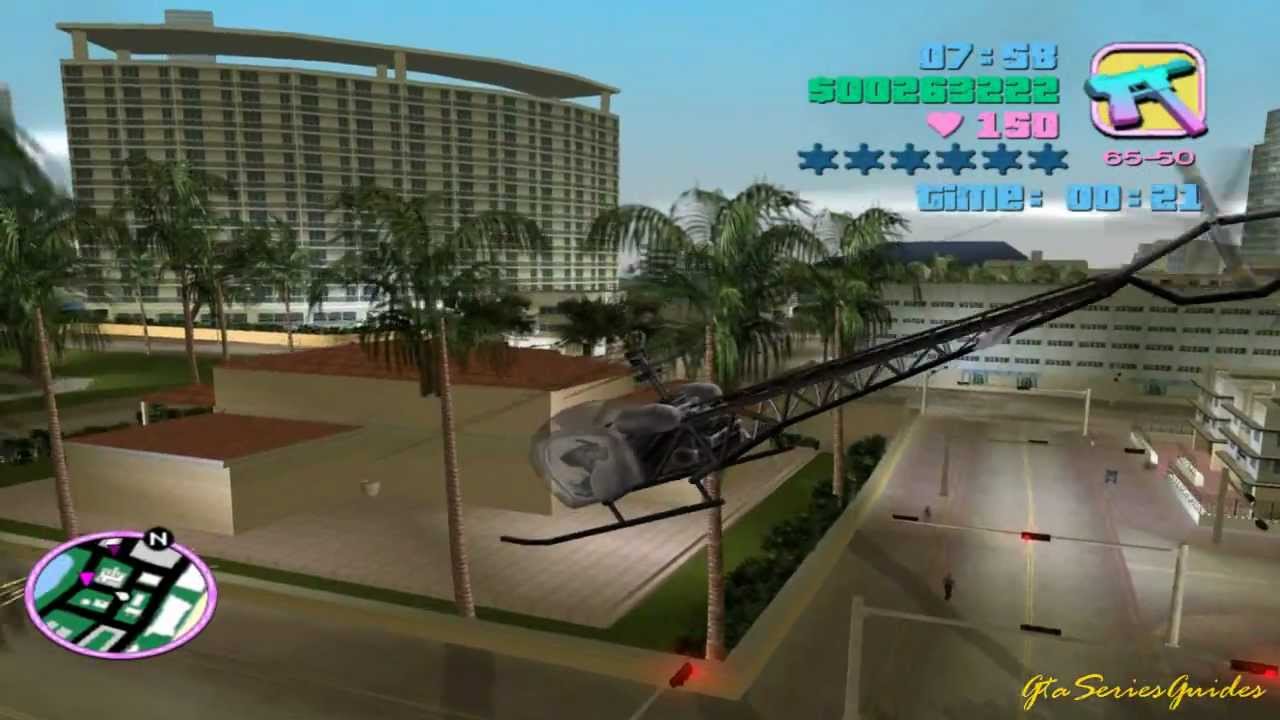 Chopper Checkpoint #2 (Vice Point) - GTA: Vice City Side Mission - YouTube