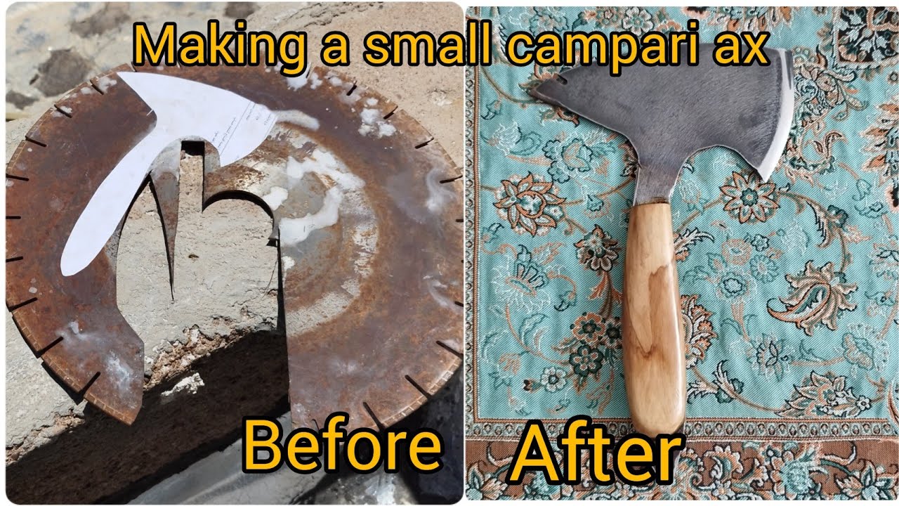 Making a campari handmade ax/I simply made a small ax - YouTube