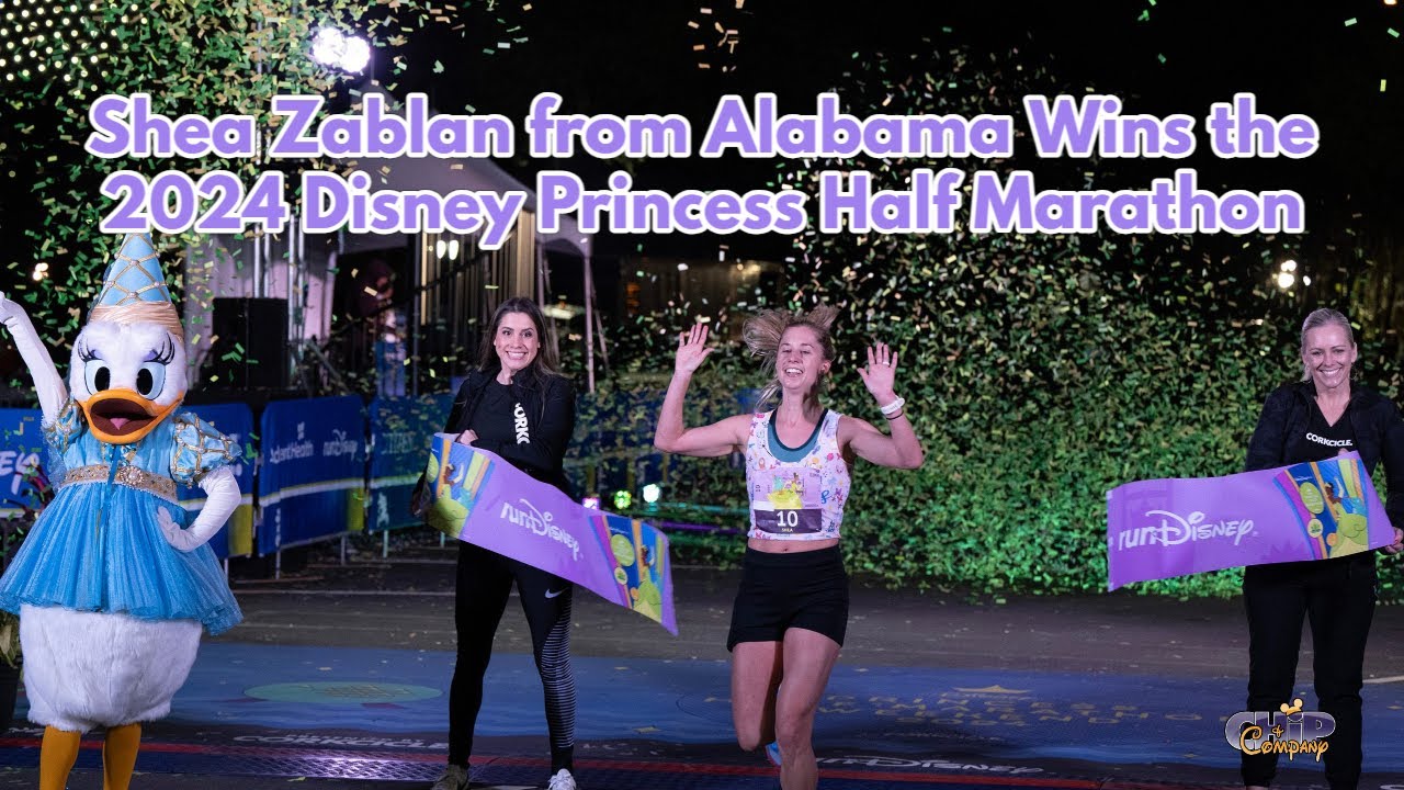 Shea Zablan from Alabama Wins the 2024 Disney Princess Half Marathon on ...
