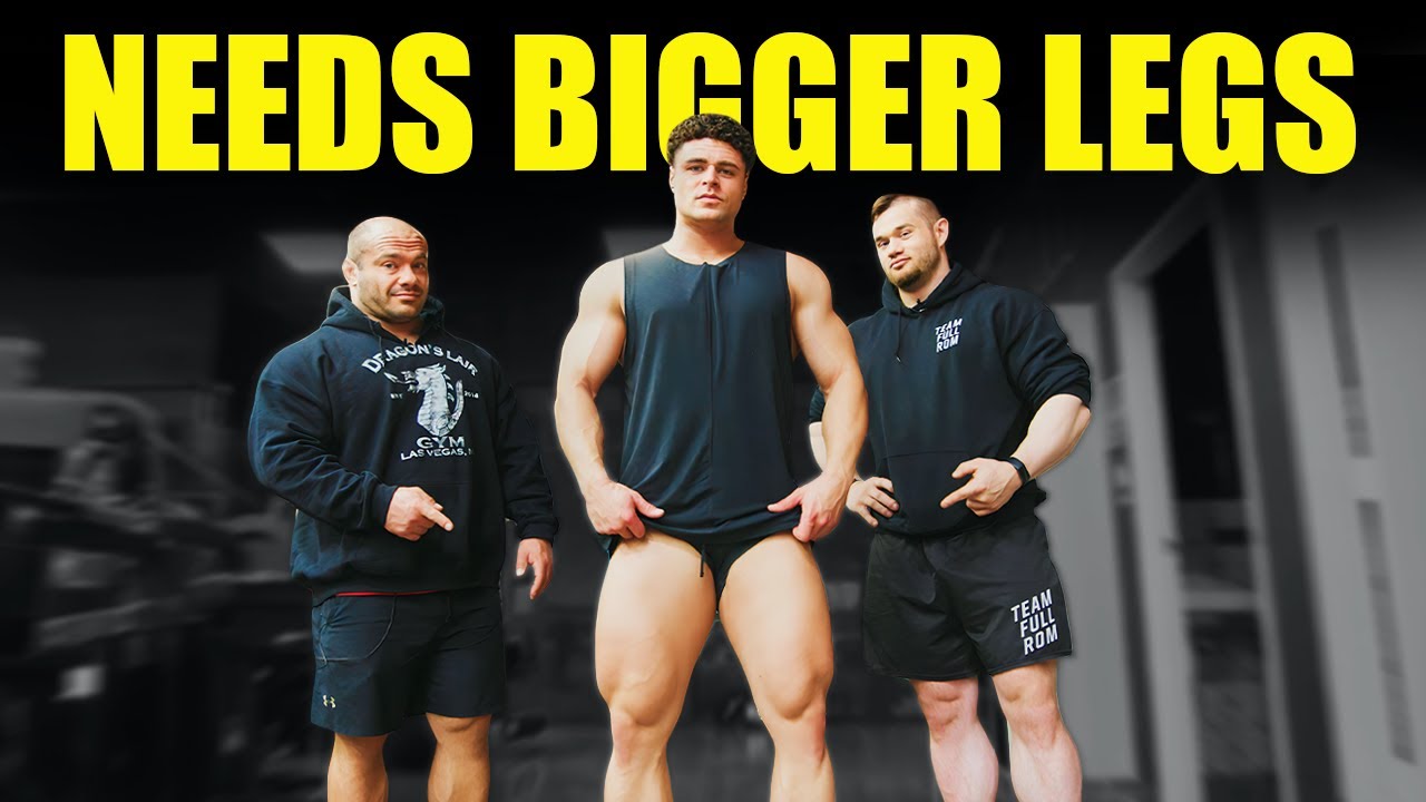 Can We Build His Legs Enough For A Pro Card? (Quad Emphasis Training ...