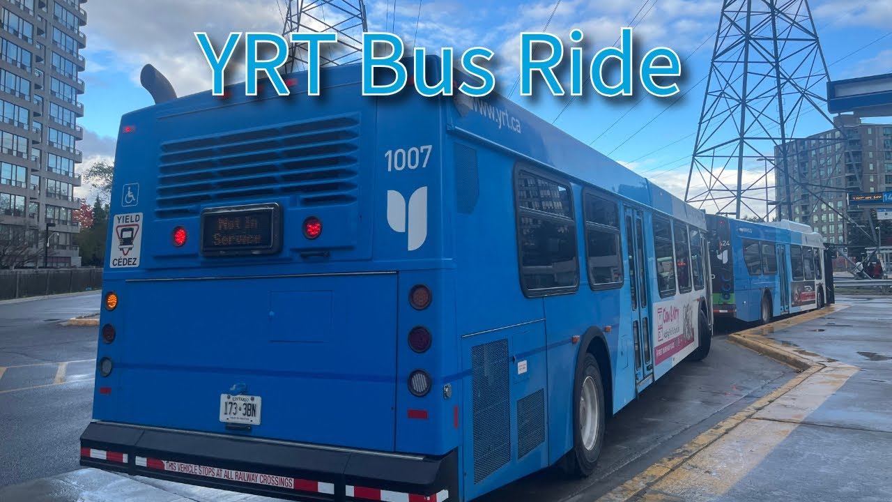 York Region YRT 300 Business Express Bus Ride - Full Route 10/23/2025 ...