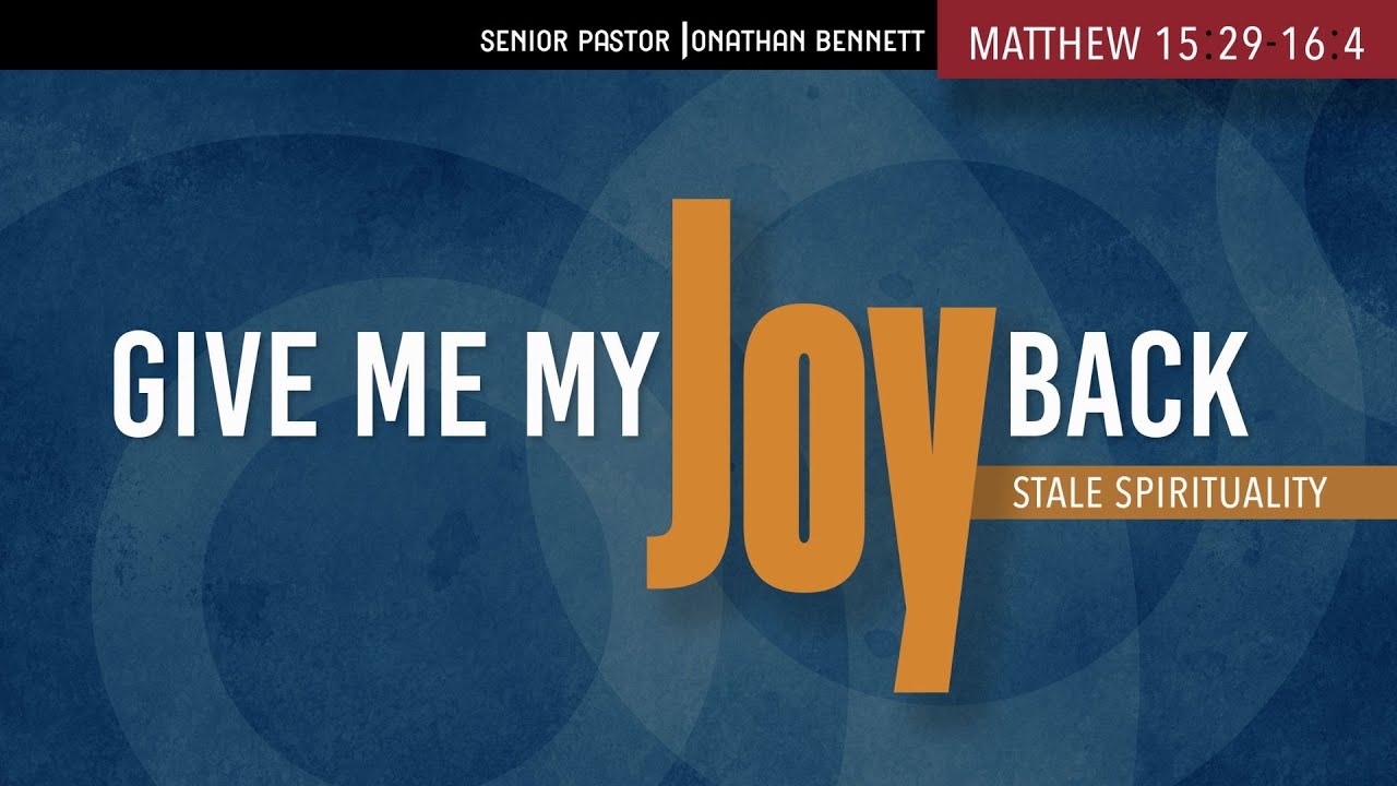 Give Me Back My Joy - YouTube