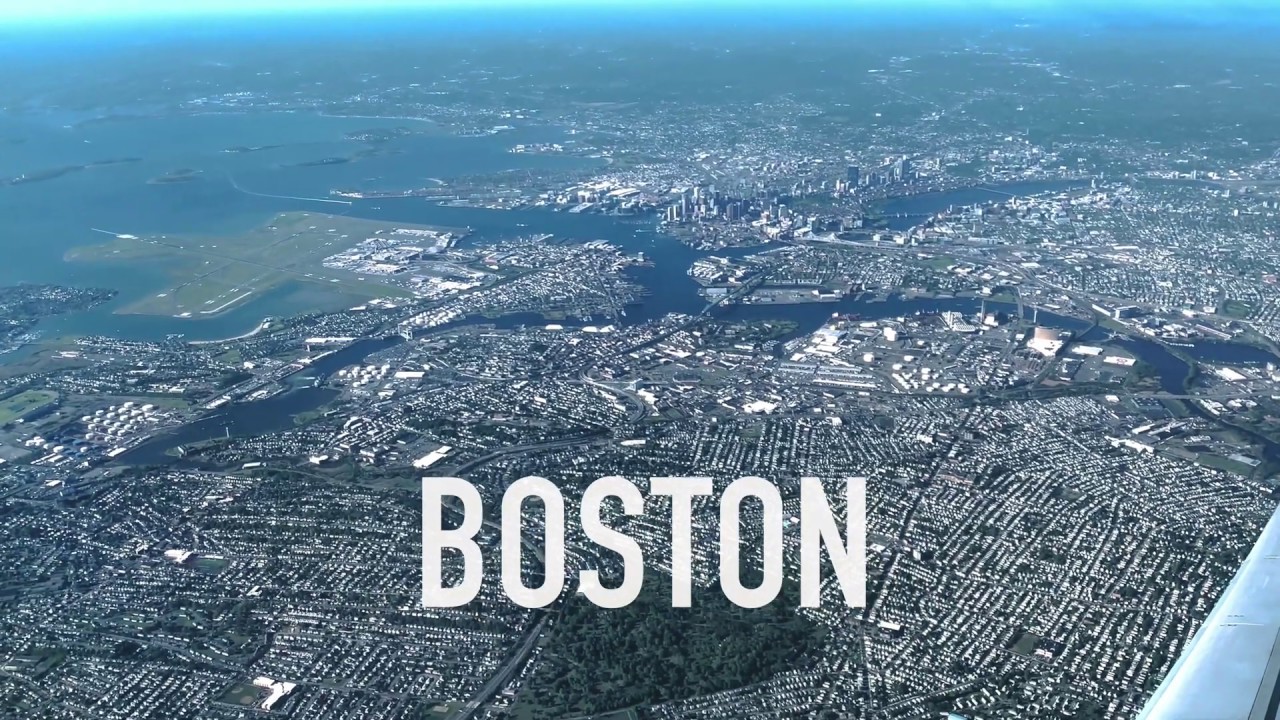Boston Harbor From Above - YouTube