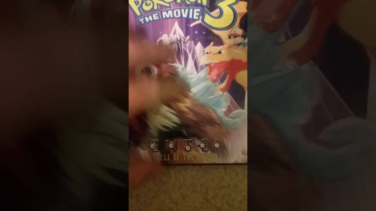 Pokemon 3 The Movie dvd unboxing - YouTube