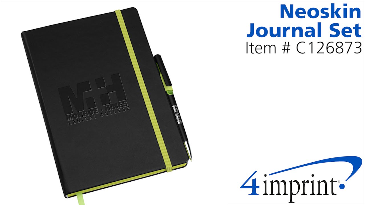 Imprinted Neoskin Journal Set – Promotional Notebooks and Folders at ...