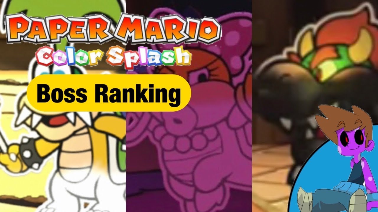 Ranking the Bosses from Paper Mario Color Splash - YouTube