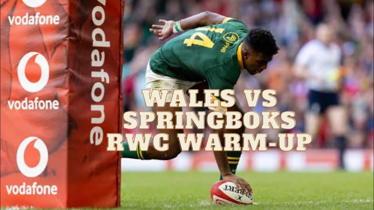 Wales vs Springboks Rugby World Cup warm-up match - YouTube
