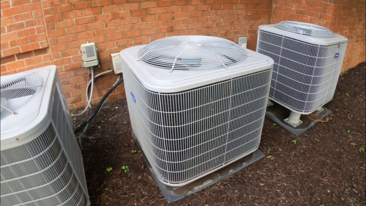 2016 Carrier Comfort Series Heat Pump Starting Up & Running In Cool ...