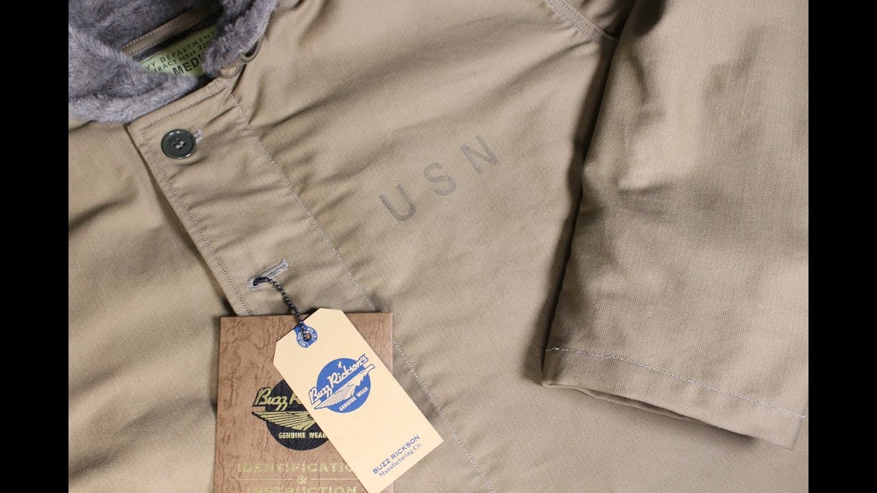 Timeless Navy Classic: Buzz Ricksons N1 Deck Jacket - YouTube