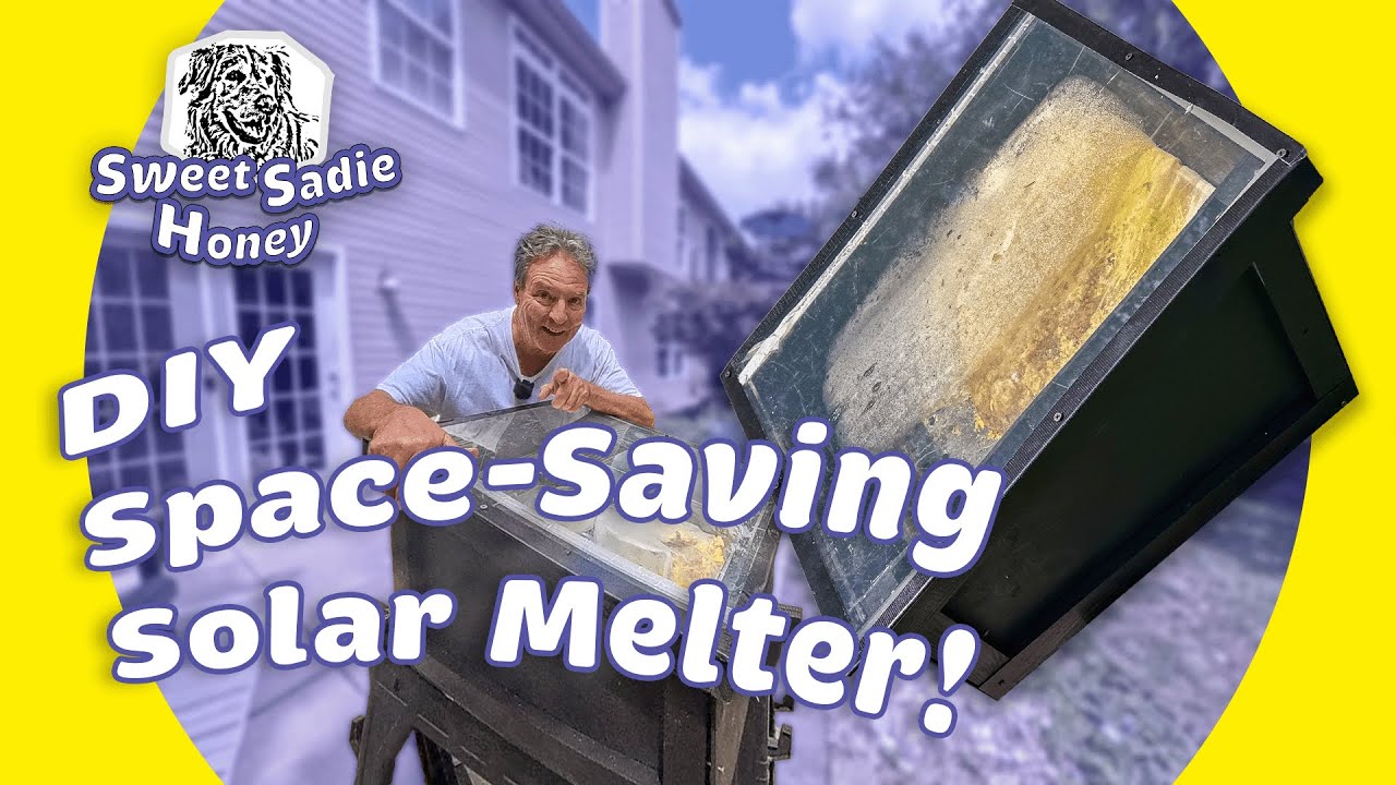 DIY Collapsible Solar Wax Melter | Compact Beekeeping Build - YouTube