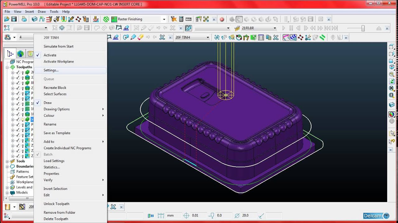 POWERMILL 10 -1 - YouTube