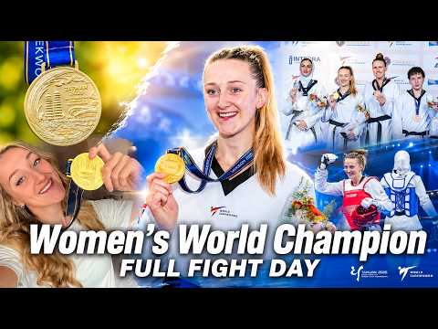 Competition day 🥇 I WON 🥇 World Taekwondo Womens Championships 2026