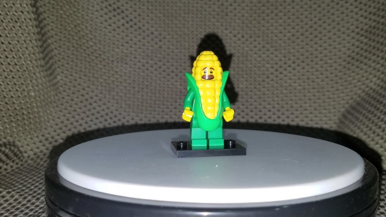 Lego Series 17 71018 Corn Cob Guy col289 Full 360 degree view - YouTube