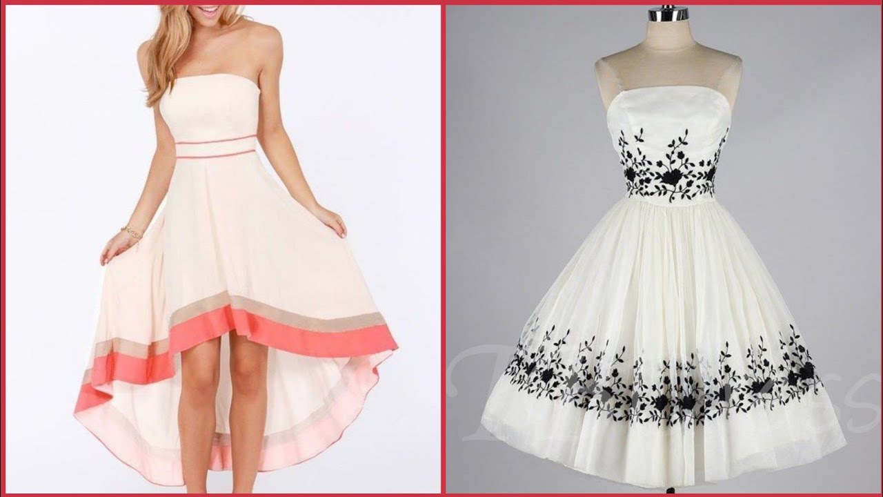 Elegant & aline middi frocks designs /most fashion demand dress - YouTube