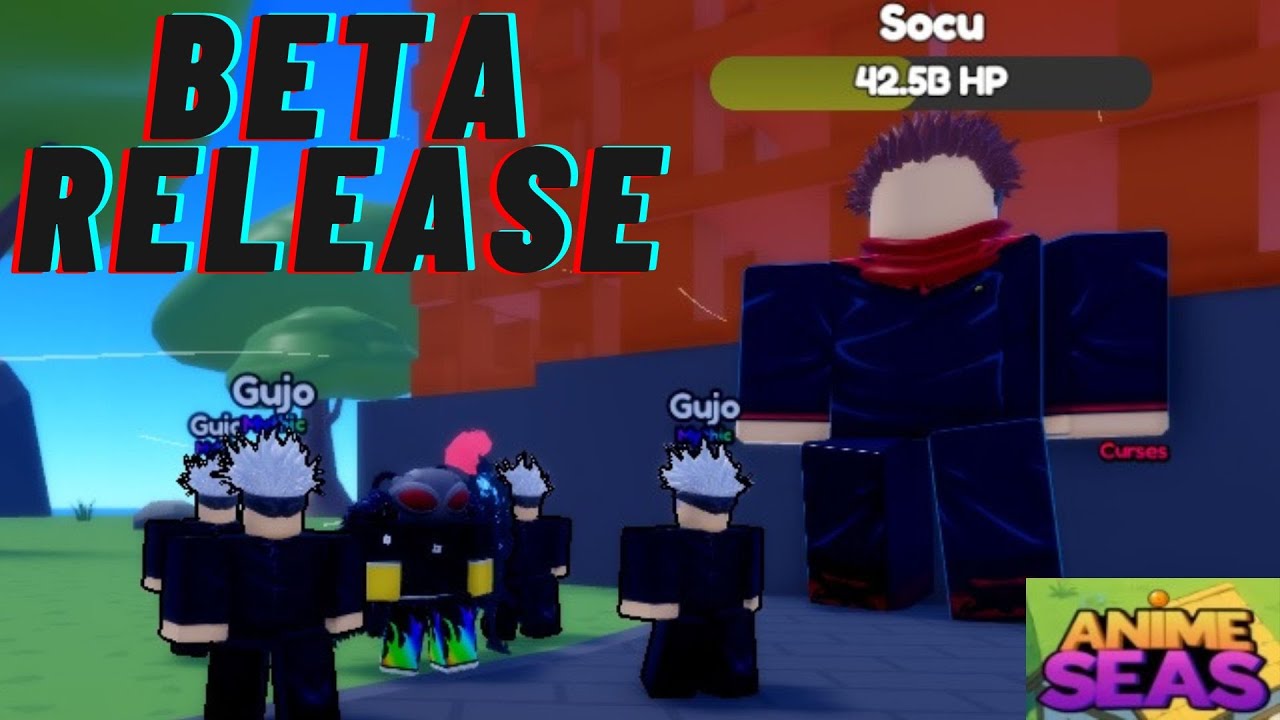 Lançamento do beta ANIME SEAS (Roblox) - YouTube