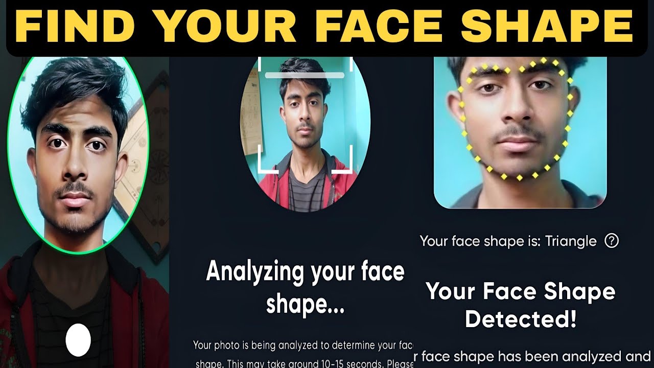 How to Find your Face Shape in just a minute - YouTube