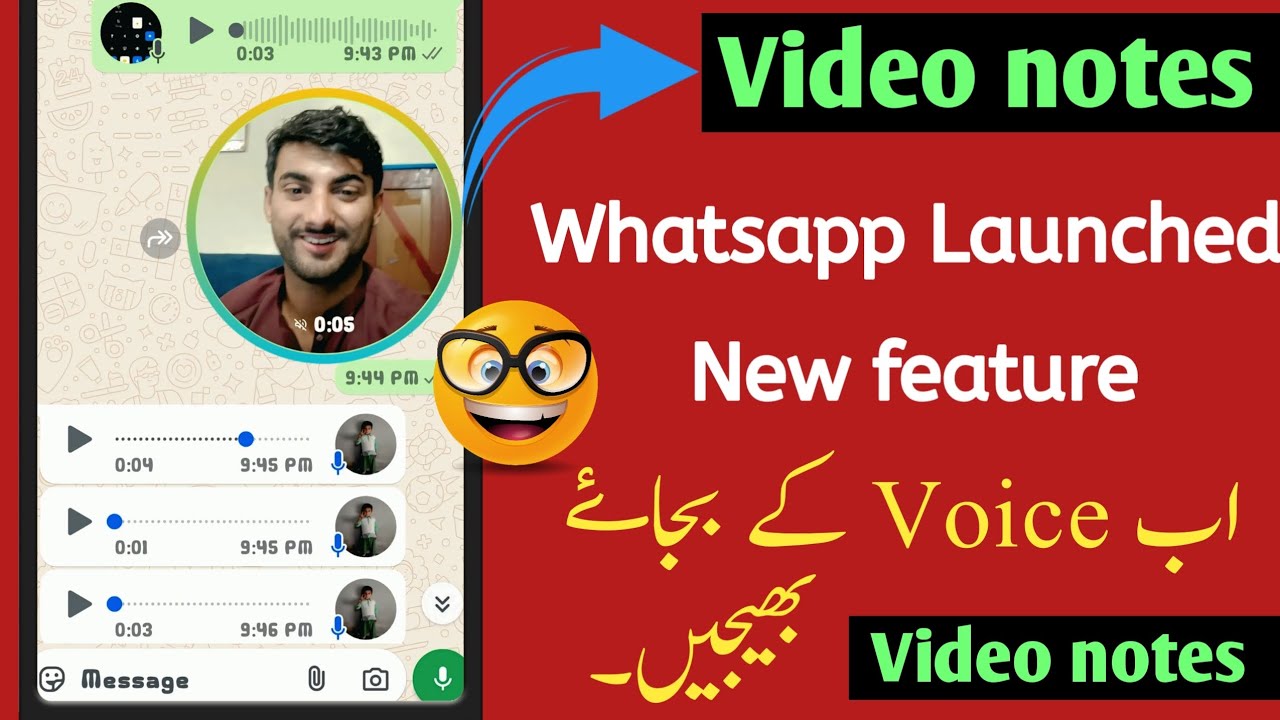 Whatsapp Update Video Notes| Video notes new feature Whatsapp - YouTube