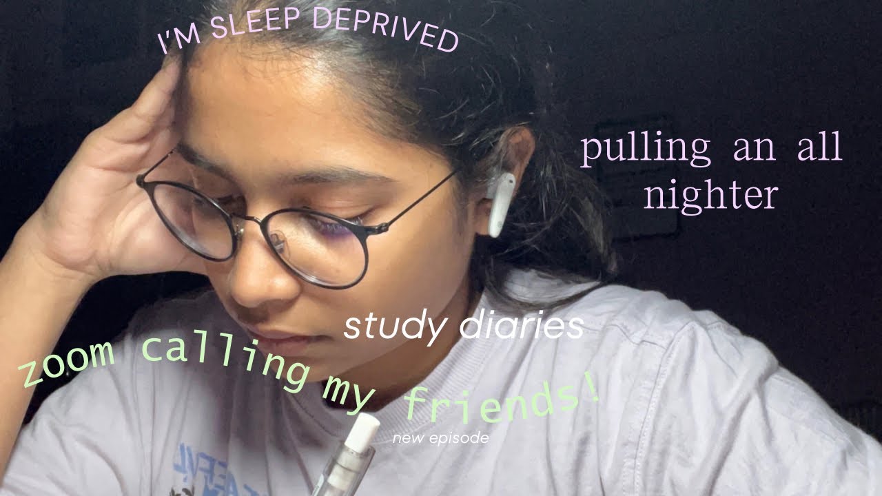 Ep 1: Pulling an all nighter🌟 |productive all nighter |zoom called for ...