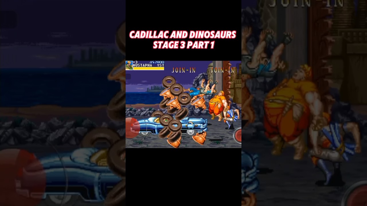 Cadillac and dinosaurs Arcade game stage 4 part 1 | Mustapha game fouji wali game| With hack ...
