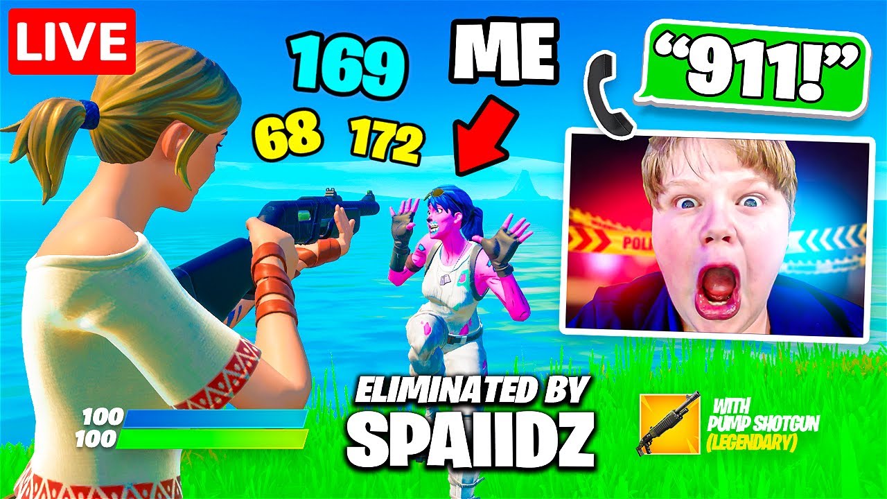 I Stream Sniped Until He Called The Police... - YouTube